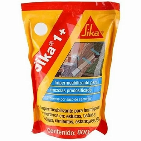 SIKA 1 IMPERMEABILIZANTE DOY PACK 800 CC - RyC Ferretero